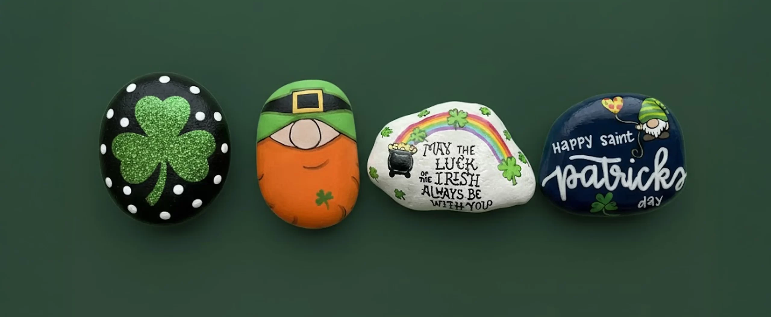15 Creative St Patrick’s Day Painted Rock Ideas to Bring You Luck